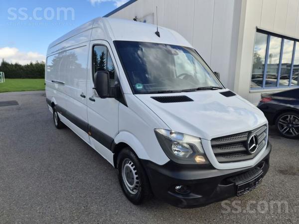 White Mercedes-Benz Sprinter 2015 in Riga, with an engine capacity of 2.20 L and mileage of 240 thousand km for 13950 €, photo 10 on AUTOMOTO.COM.LV