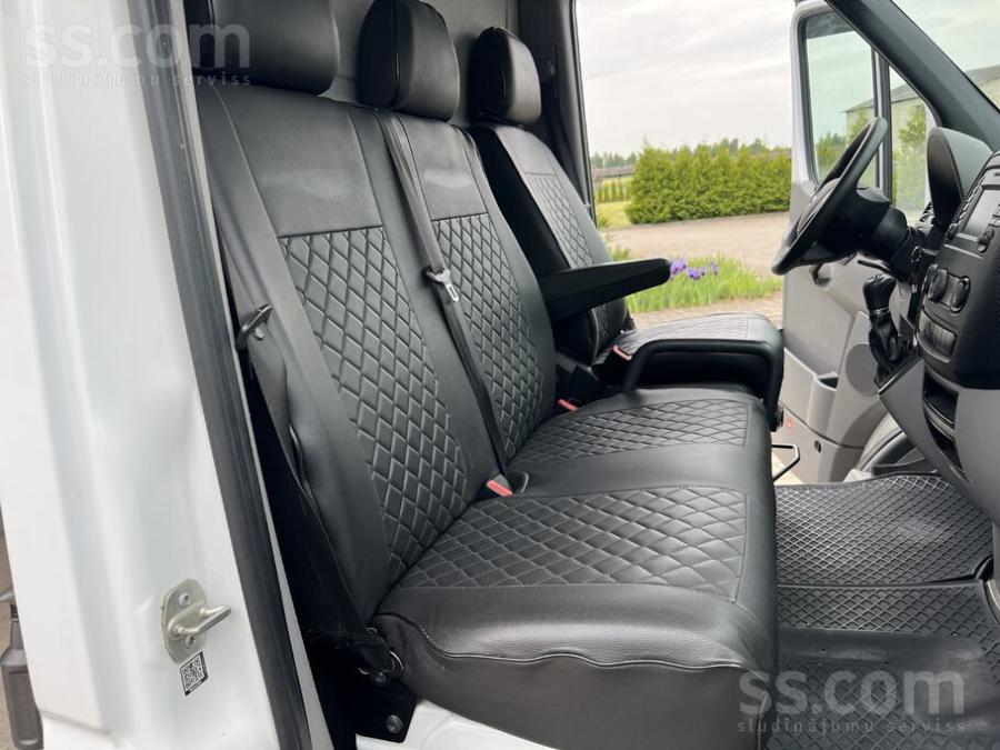 White Mercedes-Benz Sprinter 2016 in Rezekne, with an engine capacity of 2.20 L and mileage of 212 thousand km for 18500 €, photo 14 on AUTOMOTO.COM.LV