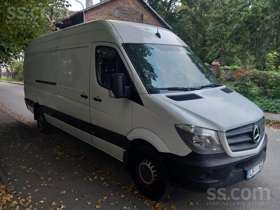 Balts Mercedes-Benz Sprinter 2018 Rīga, ar dzinēja tilpumu 2.20 L un nobraukumu 296 tūkst. km par 9550 €, foto 1 vietnē AUTOMOTO.COM.LV