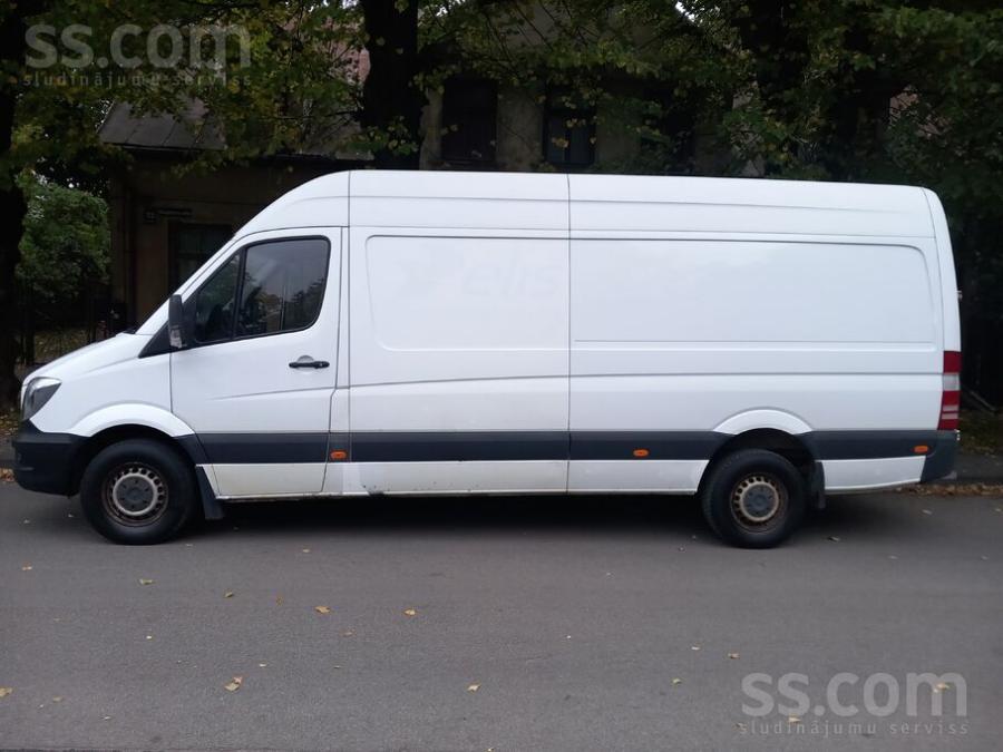 Balts Mercedes-Benz Sprinter 2018 Rīga, ar dzinēja tilpumu 2.20 L un nobraukumu 296 tūkst. km par 9550 €, foto 7 vietnē AUTOMOTO.COM.LV