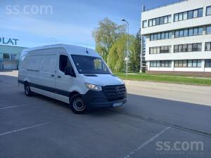 White Mercedes-Benz Sprinter 2019 in Riga, with an engine capacity of 2.20 L and mileage of 0 thousand km for 25999 €, photo 3 on AUTOMOTO.COM.LV