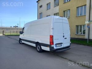White Mercedes-Benz Sprinter 2019 in Riga, with an engine capacity of 2.20 L and mileage of 0 thousand km for 25999 €, photo 4 on AUTOMOTO.COM.LV