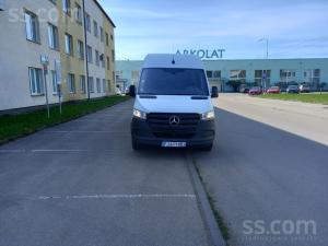 White Mercedes-Benz Sprinter 2019 in Riga, with an engine capacity of 2.20 L and mileage of 0 thousand km for 25999 €, photo 6 on AUTOMOTO.COM.LV