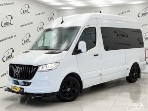 Balts Mercedes-Benz Sprinter 2019 Avižieniai, ar dzinēja tilpumu 2.10 L un nobraukumu 450 tūkst. km par 19900 €, foto  vietnē AUTOMOTO.COM.LV