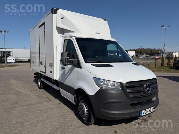 White Mercedes-Benz Sprinter 2019 in Riga, with an engine capacity of 2.10 L and mileage of 150 thousand km for 27500 €, photo 2 on AUTOMOTO.COM.LV
