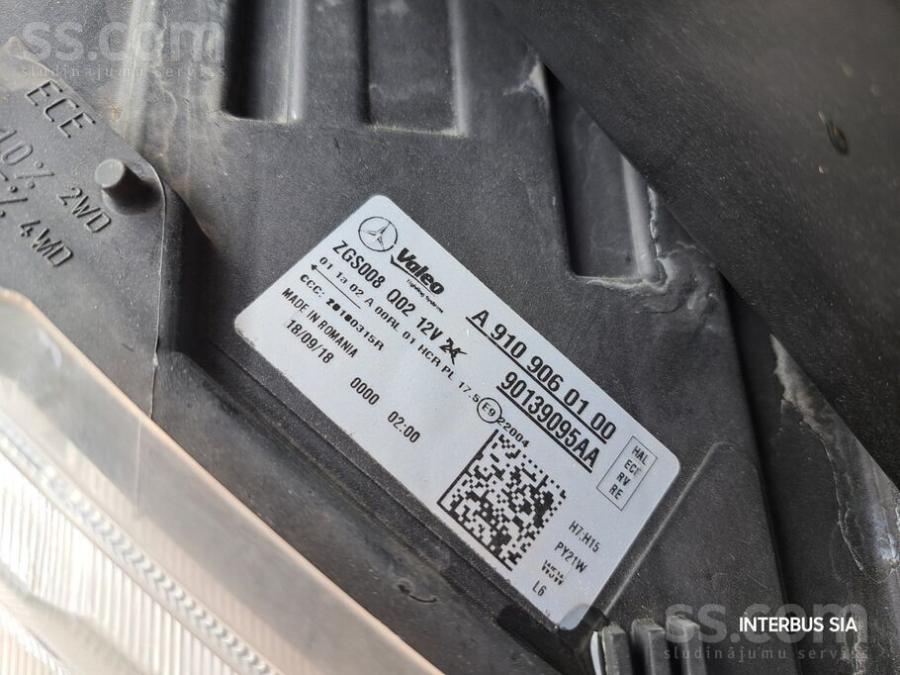 Balts Mercedes-Benz Sprinter 2019 Rīga, ar dzinēja tilpumu 2.20 L un nobraukumu 0 tūkst. km par 20950 €, foto 31 vietnē AUTOMOTO.COM.LV