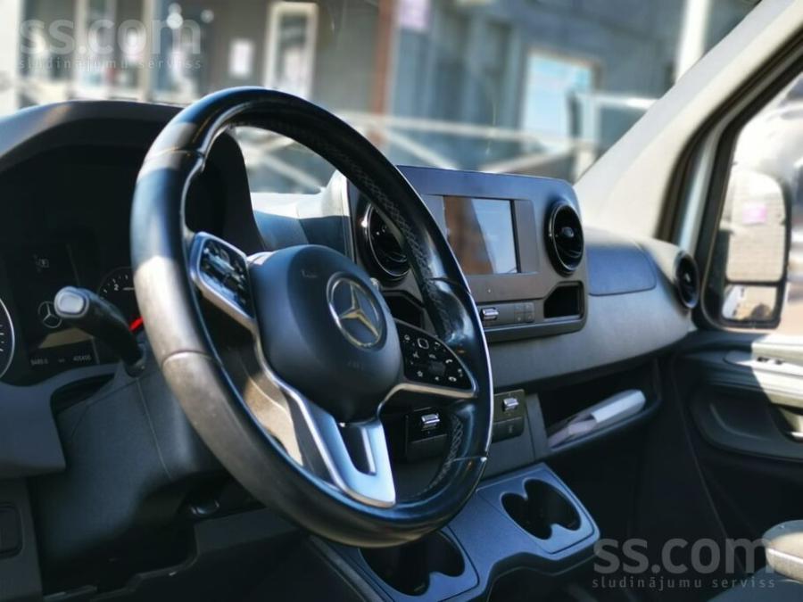 White Mercedes-Benz Sprinter 2020 in Jelgava, with an engine capacity of 2.20 L and mileage of 0 thousand km for 14800 €, photo 7 on AUTOMOTO.COM.LV