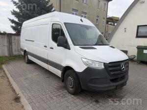 White Mercedes-Benz Sprinter 2020 in Riga, with an engine capacity of 3.00 L and mileage of 380 thousand km for 15700 €, photo  on AUTOMOTO.COM.LV