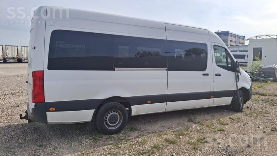 White Mercedes-Benz Sprinter 2021 in Riga, with an engine capacity of 2.20 L and mileage of 870 thousand km for 6000 €, photo 11 on AUTOMOTO.COM.LV