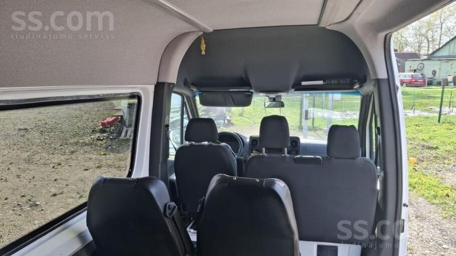 White Mercedes-Benz Sprinter 2021 in Riga, with an engine capacity of 2.20 L and mileage of 870 thousand km for 6000 €, photo 14 on AUTOMOTO.COM.LV