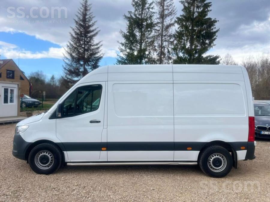 White Mercedes-Benz Sprinter 2021 in Kuldiga, with an engine capacity of 2.20 L and mileage of 78 thousand km for 16190 €, photo 7 on AUTOMOTO.COM.LV