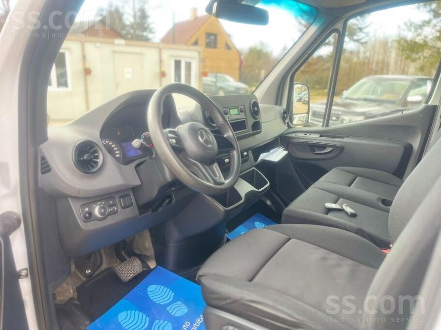 White Mercedes-Benz Sprinter 2021 in Kuldiga, with an engine capacity of 2.20 L and mileage of 78 thousand km for 16190 €, photo 14 on AUTOMOTO.COM.LV