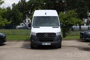 White Mercedes-Benz Sprinter 2021 in Riga, with an engine capacity of 2.20 L and mileage of 145 thousand km for 21500 €, photo 3 on AUTOMOTO.COM.LV