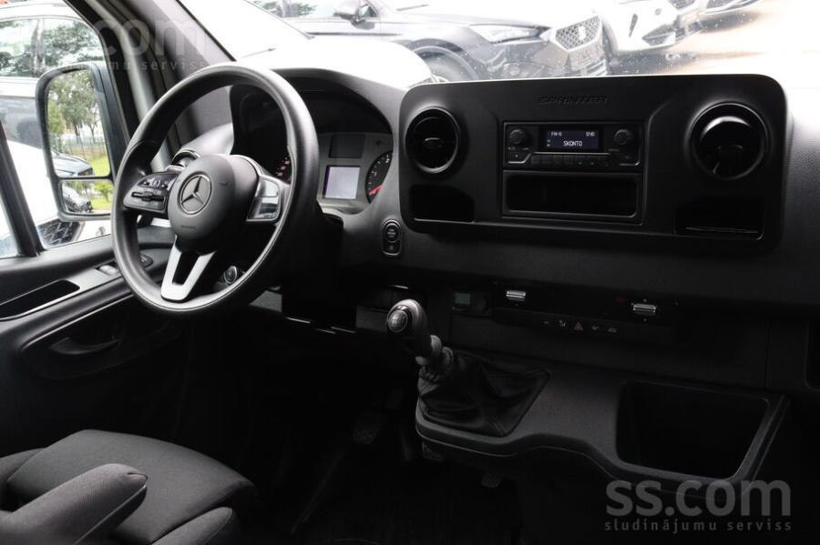 White Mercedes-Benz Sprinter 2021 in Riga, with an engine capacity of 2.20 L and mileage of 145 thousand km for 21500 €, photo 22 on AUTOMOTO.COM.LV