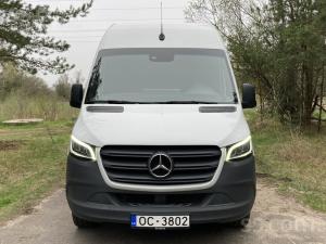 White Mercedes-Benz Sprinter 2022 in Riga, with an engine capacity of 2.00 L and mileage of 31 thousand km for 41950 €, photo 2 on AUTOMOTO.COM.LV