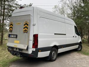 White Mercedes-Benz Sprinter 2022 in Riga, with an engine capacity of 2.00 L and mileage of 31 thousand km for 41950 €, photo 4 on AUTOMOTO.COM.LV