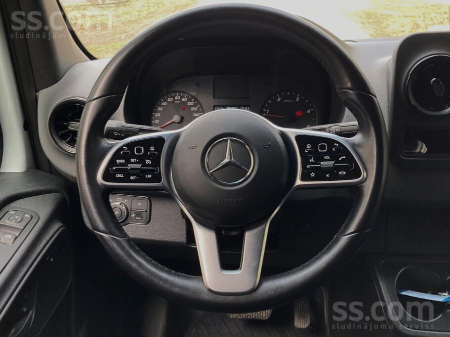 White Mercedes-Benz Sprinter 2022 in Riga, with an engine capacity of 2.00 L and mileage of 31 thousand km for 41950 €, photo 20 on AUTOMOTO.COM.LV