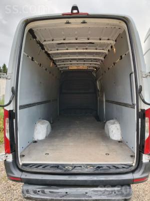 White Mercedes-Benz Sprinter 2022 in Riga, with an engine capacity of 2.00 L and mileage of 158 thousand km for 23000 €, photo 12 on AUTOMOTO.COM.LV
