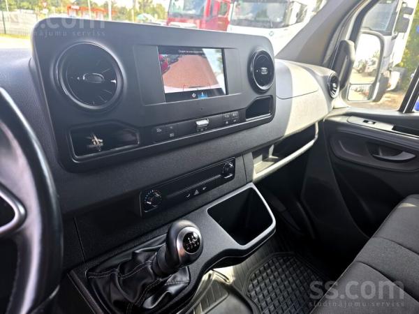 White Mercedes-Benz Sprinter 2023 in Riga, with an engine capacity of 2.00 L and mileage of 43 thousand km for 27900 €, photo 11 on AUTOMOTO.COM.LV