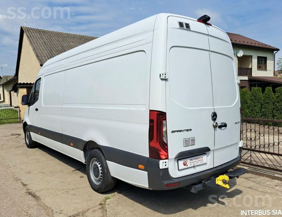 White Mercedes-Benz Sprinter 2024 in Riga, with an engine capacity of 2.00 L and mileage of 0 thousand km for 42955 €, photo 3 on AUTOMOTO.COM.LV