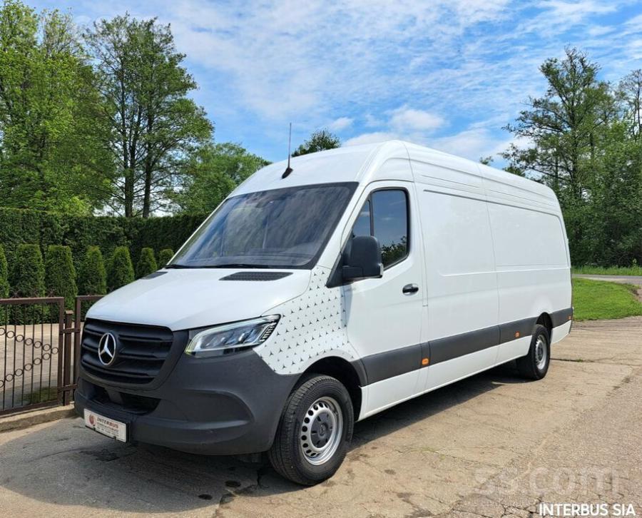 White Mercedes-Benz Sprinter 2024 in Riga, with an engine capacity of 2.00 L and mileage of 0 thousand km for 42955 €, photo 5 on AUTOMOTO.COM.LV
