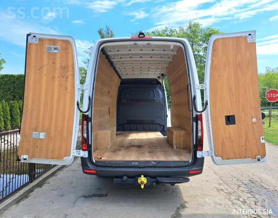 White Mercedes-Benz Sprinter 2024 in Riga, with an engine capacity of 2.00 L and mileage of 0 thousand km for 42955 €, photo 10 on AUTOMOTO.COM.LV