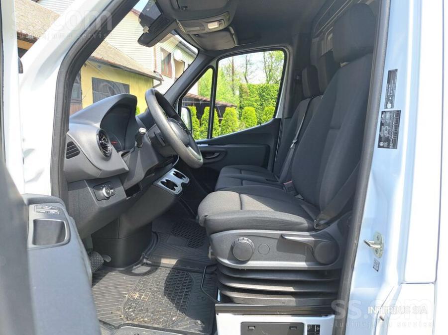 White Mercedes-Benz Sprinter 2024 in Riga, with an engine capacity of 2.00 L and mileage of 0 thousand km for 42955 €, photo 13 on AUTOMOTO.COM.LV