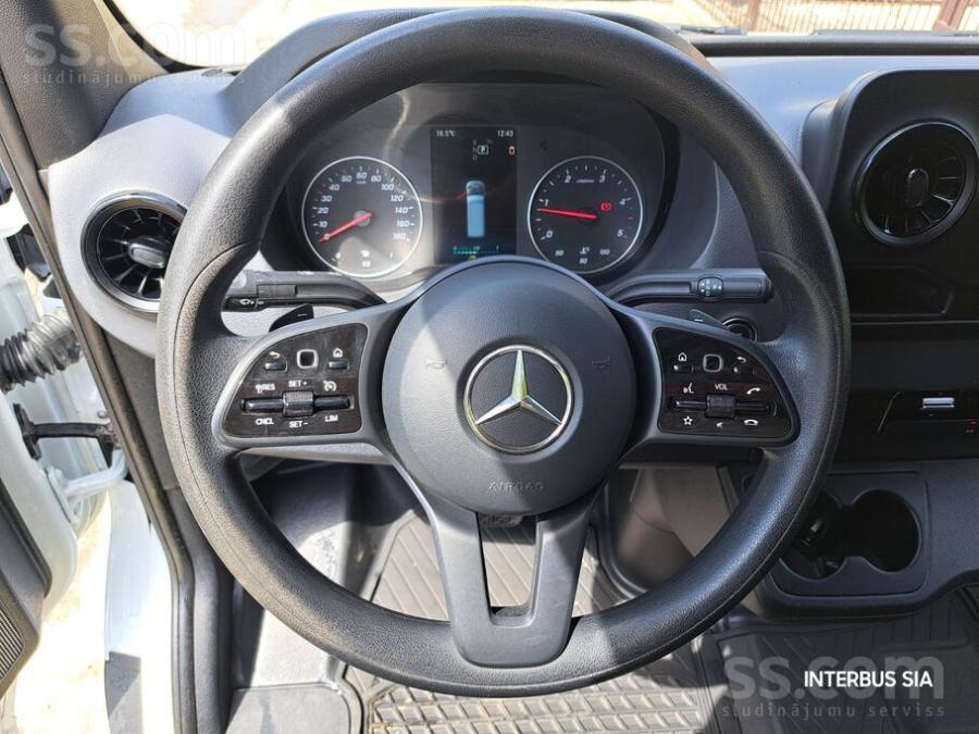 White Mercedes-Benz Sprinter 2024 in Riga, with an engine capacity of 2.00 L and mileage of 0 thousand km for 42955 €, photo 17 on AUTOMOTO.COM.LV