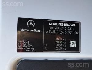 White Mercedes-Benz Sprinter 2024 in Riga, with an engine capacity of 2.00 L and mileage of 0 thousand km for 42955 €, photo 33 on AUTOMOTO.COM.LV