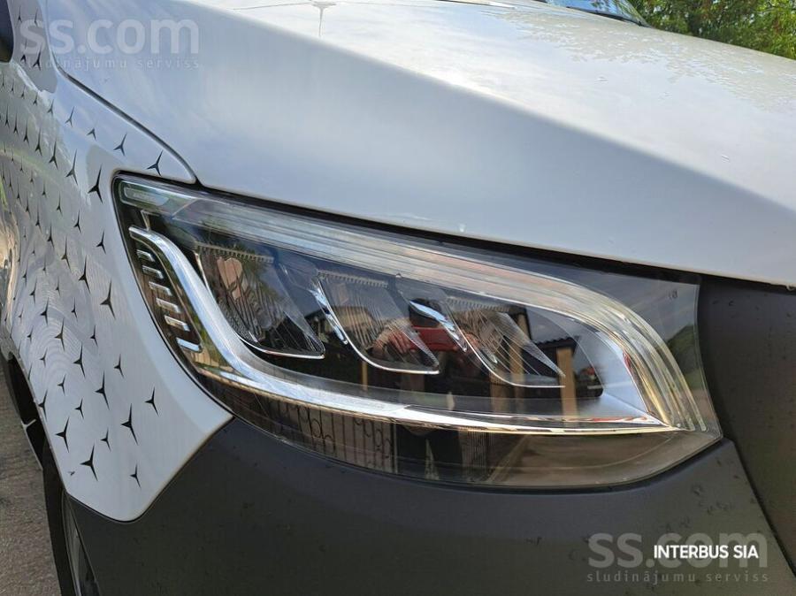 White Mercedes-Benz Sprinter 2024 in Riga, with an engine capacity of 2.00 L and mileage of 0 thousand km for 42955 €, photo 35 on AUTOMOTO.COM.LV