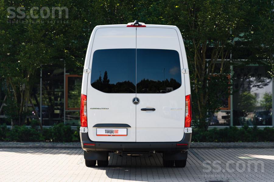 White Mercedes-Benz Sprinter 2024 in Riga, with an engine capacity of 2.00 L and mileage of 60 thousand km for 79900 €, photo 8 on AUTOMOTO.COM.LV