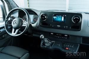 White Mercedes-Benz Sprinter 2024 in Riga, with an engine capacity of 2.00 L and mileage of 60 thousand km for 79900 €, photo 12 on AUTOMOTO.COM.LV