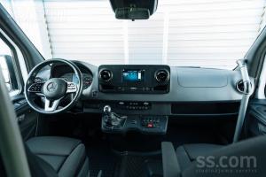 White Mercedes-Benz Sprinter 2024 in Riga, with an engine capacity of 2.00 L and mileage of 60 thousand km for 79900 €, photo 13 on AUTOMOTO.COM.LV