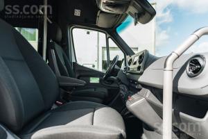 White Mercedes-Benz Sprinter 2024 in Riga, with an engine capacity of 2.00 L and mileage of 60 thousand km for 79900 €, photo 14 on AUTOMOTO.COM.LV