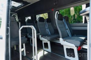 White Mercedes-Benz Sprinter 2024 in Riga, with an engine capacity of 2.00 L and mileage of 60 thousand km for 79900 €, photo 15 on AUTOMOTO.COM.LV