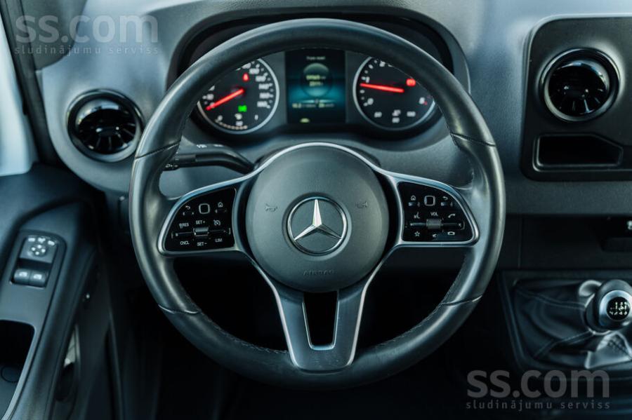 White Mercedes-Benz Sprinter 2024 in Riga, with an engine capacity of 2.00 L and mileage of 60 thousand km for 79900 €, photo 26 on AUTOMOTO.COM.LV