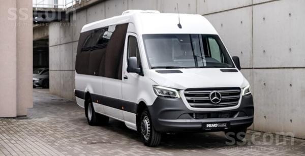 Balts Mercedes-Benz Sprinter 2025 Rīga, ar dzinēja tilpumu 2.00 L un nobraukumu 400 tūkst. km par 114900 €, foto 1 vietnē AUTOMOTO.COM.LV