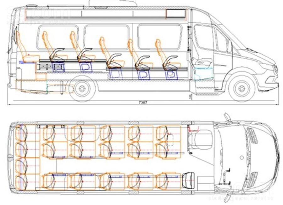 Balts Mercedes-Benz Sprinter 2025 Rīga, ar dzinēja tilpumu 2.00 L un nobraukumu 400 tūkst. km par 114900 €, foto 6 vietnē AUTOMOTO.COM.LV