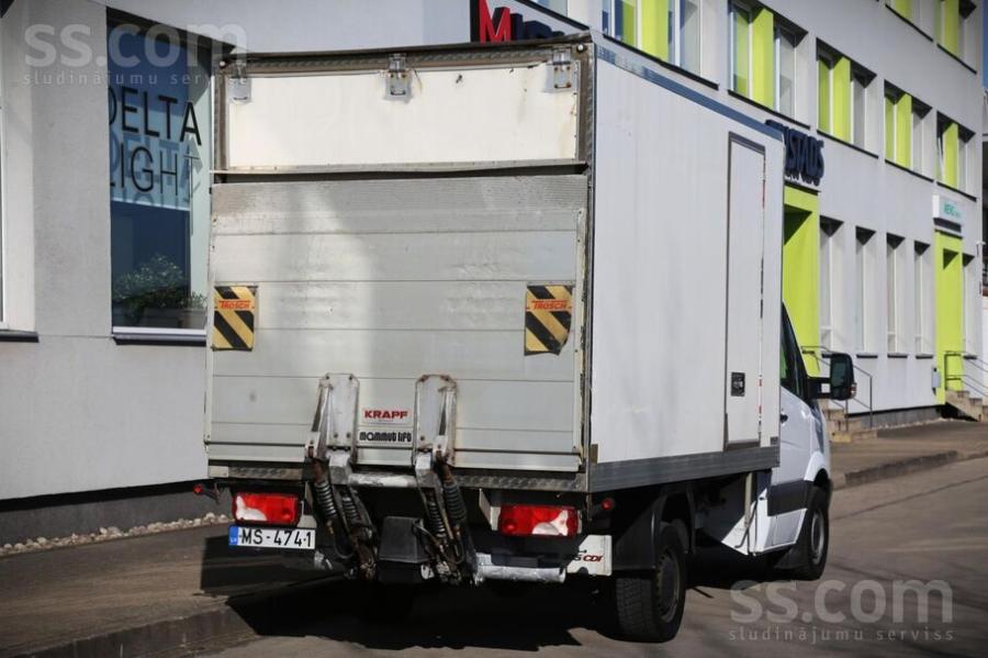 White Mercedes-Benz Sprinter 2008 in Riga, with an engine capacity of 2.20 L and mileage of 242 thousand km for 7995 €, photo 6 on AUTOMOTO.COM.LV