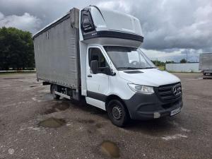 White Mercedes-Benz Sprinter 2022 in Kaunas, with an engine capacity of 2.14 L and mileage of 763 thousand km for 17000 €, photo  on AUTOMOTO.COM.LV