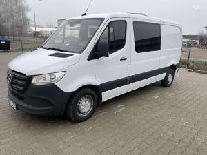 White Mercedes-Benz Sprinter 2023 in Vilnius, with an engine capacity of 1.95 L and mileage of 433 thousand km for 16500 €, photo  on AUTOMOTO.COM.LV