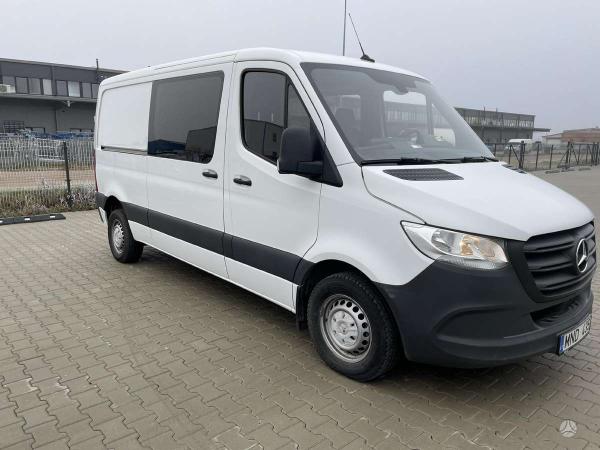 White Mercedes-Benz Sprinter 2023 in Vilnius, with an engine capacity of 1.95 L and mileage of 433 thousand km for 16500 €, photo 2 on AUTOMOTO.COM.LV