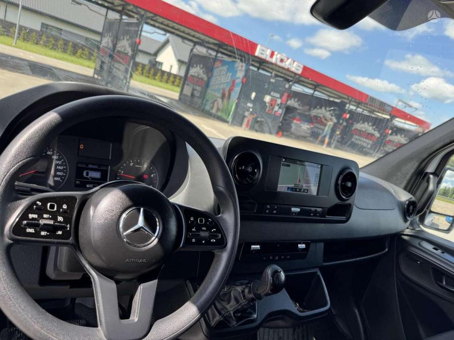 White Mercedes-Benz Sprinter 2023 in Kretinga, with an engine capacity of 1.95 L and mileage of 91 thousand km for 28500 €, photo 23 on AUTOMOTO.COM.LV
