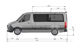 White Mercedes-Benz Sprinter 2026 in Vilnius, with an engine capacity of 1.95 L and mileage of 0 thousand km for 51999 €, photo 6 on AUTOMOTO.COM.LV