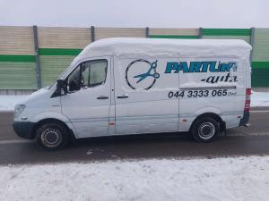 White Mercedes-Benz Sprinter 2010 in Kaunas, with an engine capacity of 2.14 L and mileage of 541 thousand km for 5750 €, photo 4 on AUTOMOTO.COM.LV