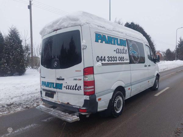 White Mercedes-Benz Sprinter 2010 in Kaunas, with an engine capacity of 2.14 L and mileage of 541 thousand km for 5750 €, photo 6 on AUTOMOTO.COM.LV