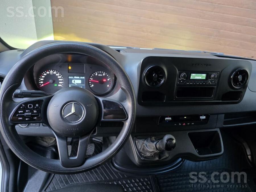 White Mercedes-Benz Sprinter 2022 in Riga, with an engine capacity of 2.00 L and mileage of 213 thousand km for 17750 €, photo 20 on AUTOMOTO.COM.LV