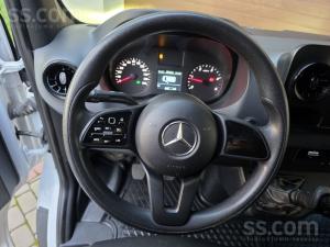 White Mercedes-Benz Sprinter 2022 in Riga, with an engine capacity of 2.00 L and mileage of 213 thousand km for 17750 €, photo 24 on AUTOMOTO.COM.LV