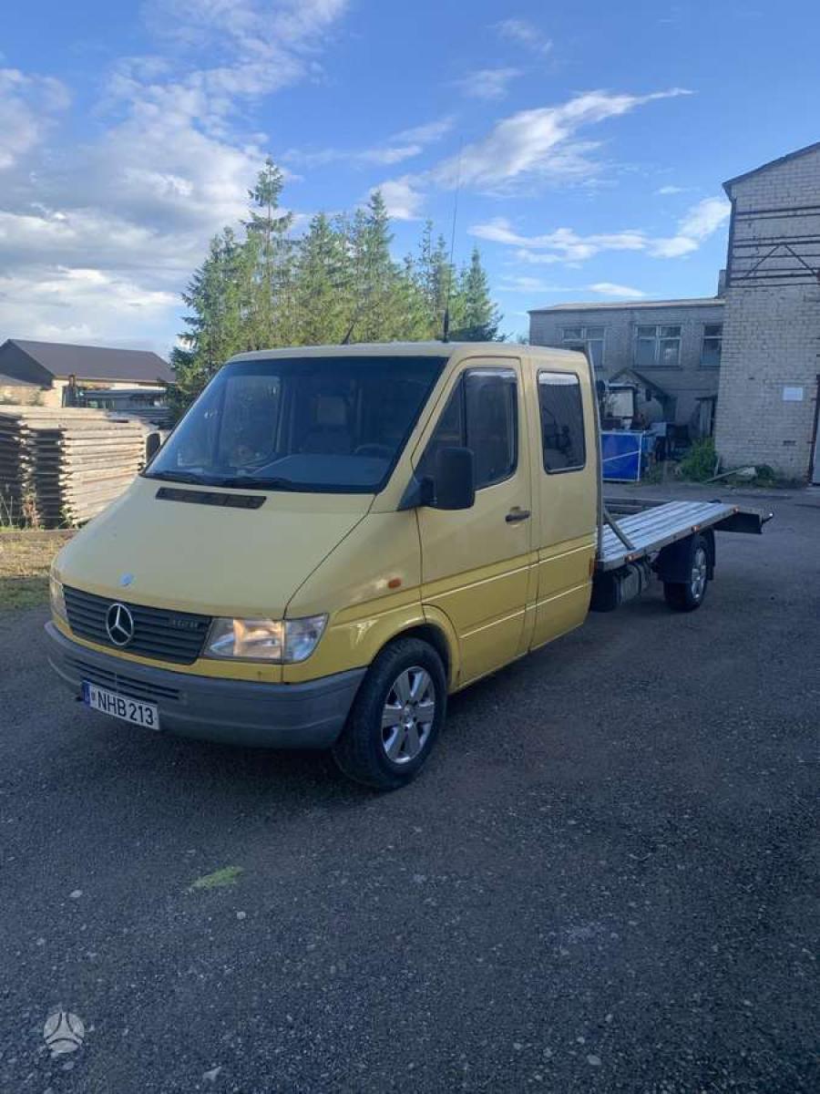 Yellow Mercedes-Benz Sprinter 1997 in Taurage, with an engine capacity of 2.87 L and mileage of 0 thousand km for 3500 €, photo 1 on AUTOMOTO.COM.LV