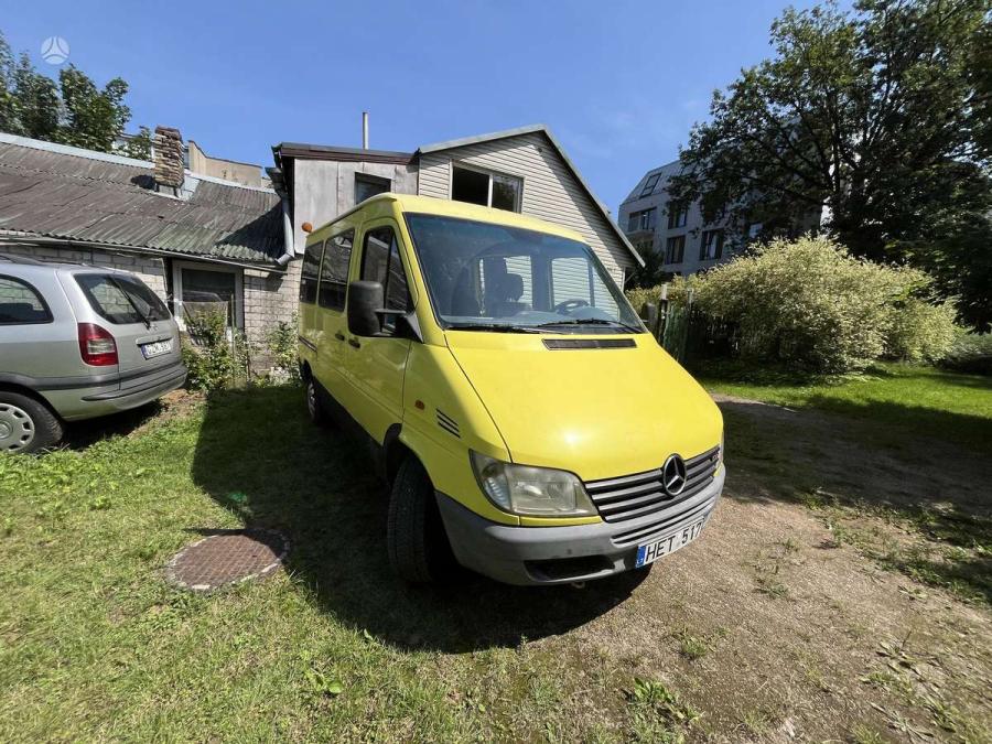 Dzeltens Mercedes-Benz Sprinter 2001 Viļņa, ar dzinēja tilpumu 2.15 L un nobraukumu 284 tūkst. km par 4000 €, foto 4 vietnē AUTOMOTO.COM.LV